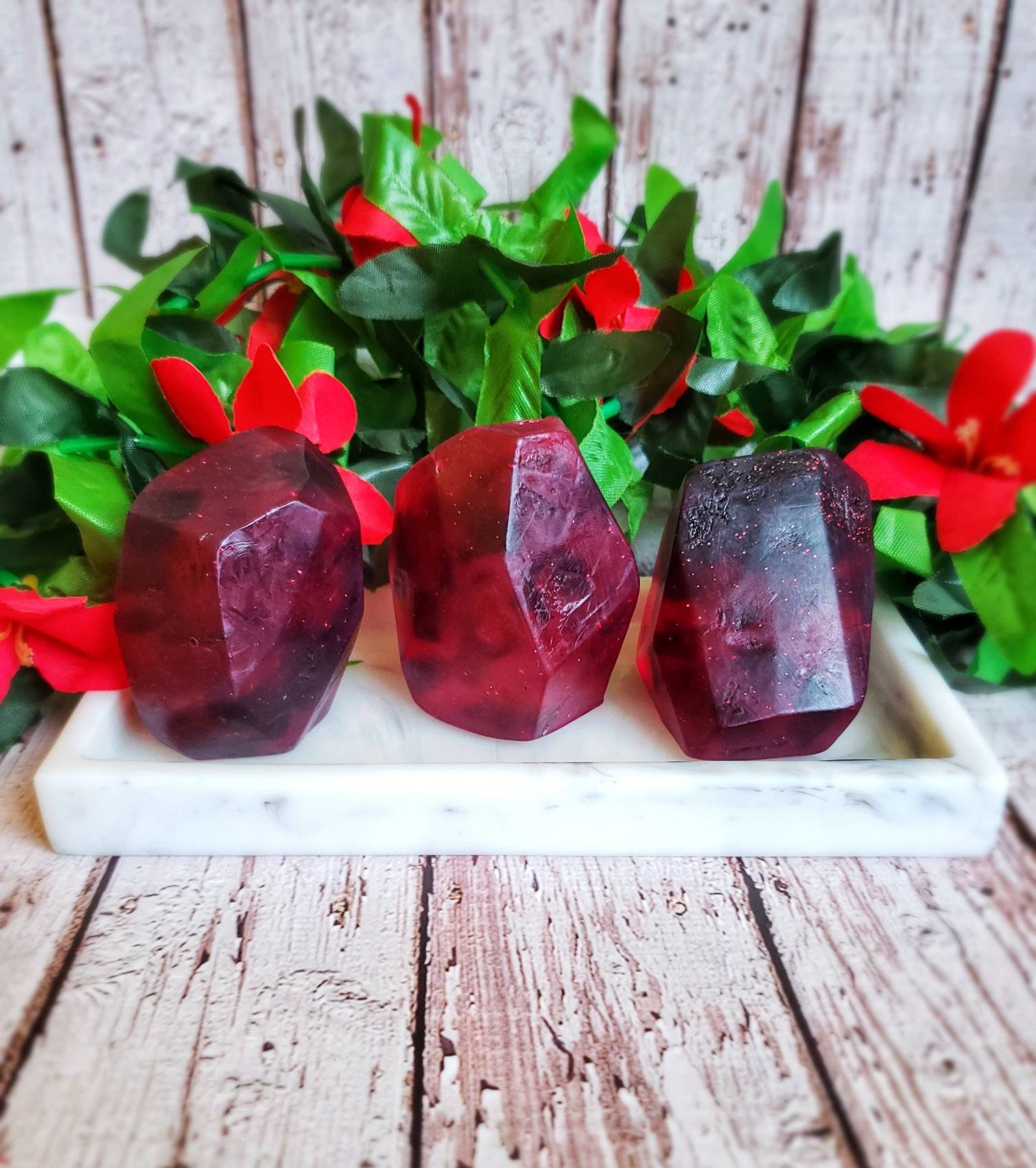 Ruby Soap Gemstone Soap Witchy Gifts for Best Friend - Etsy