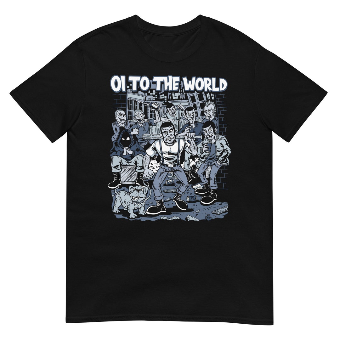 Oi to the World T-shirt - Christmas Skinhead Shirt - Streetpunk - Etsy