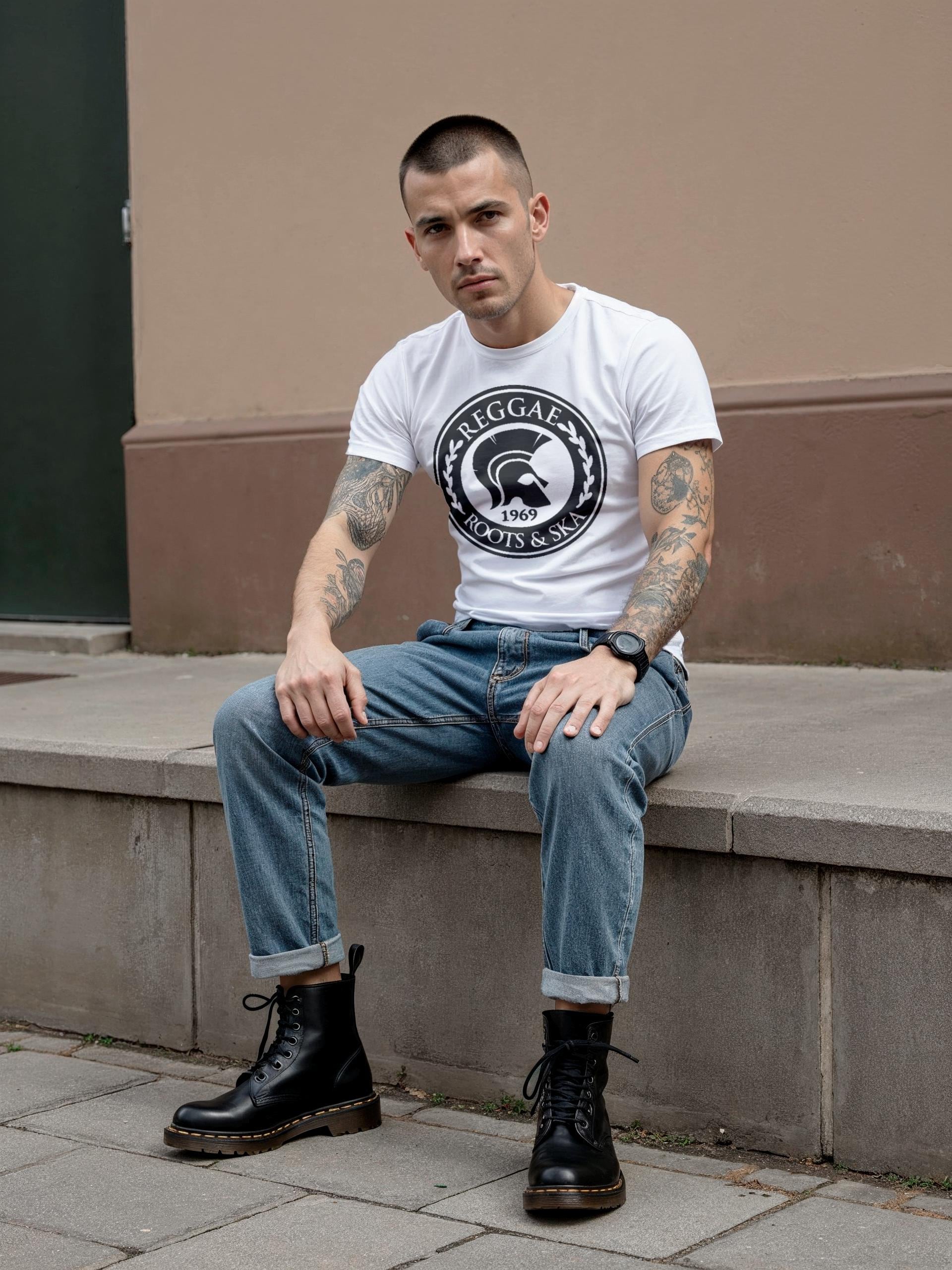 Trojan Reggae Roots & Ska T-shirt: Boss Reggae Shirt, Mens Skinhead ...