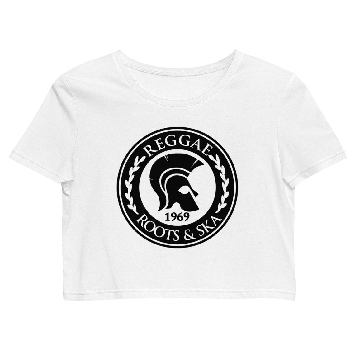 Women's Trojan Reggae Roots & Ska Crop Top: Boss Reggae Cropped Shirt ...