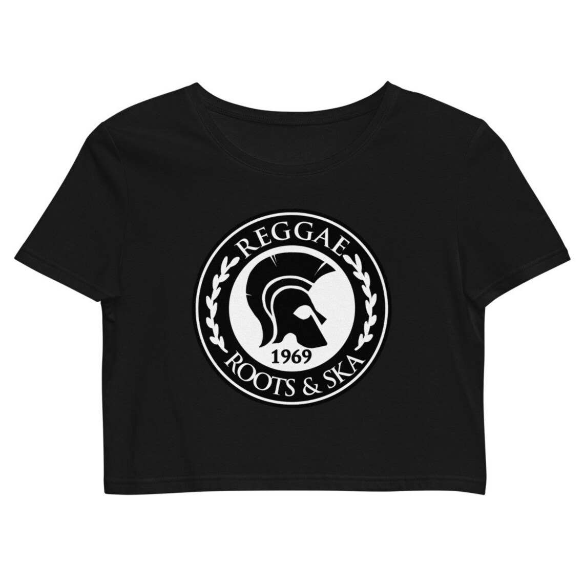 Women's Trojan Reggae Roots & Ska Crop Top: Boss Reggae Cropped Shirt ...