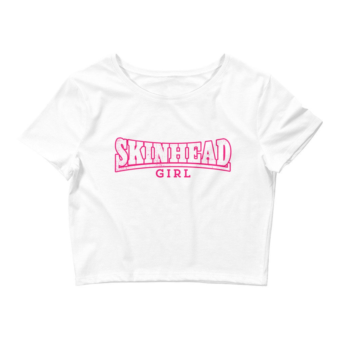 Skinhead Girl Womens Crop Tee Skingirl, Rude Girl, Ska Girl, Reggae ...