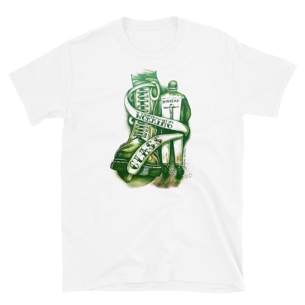 Working Class Skinhead T-shirt Traditional Skinhead Clothing Gatch ...