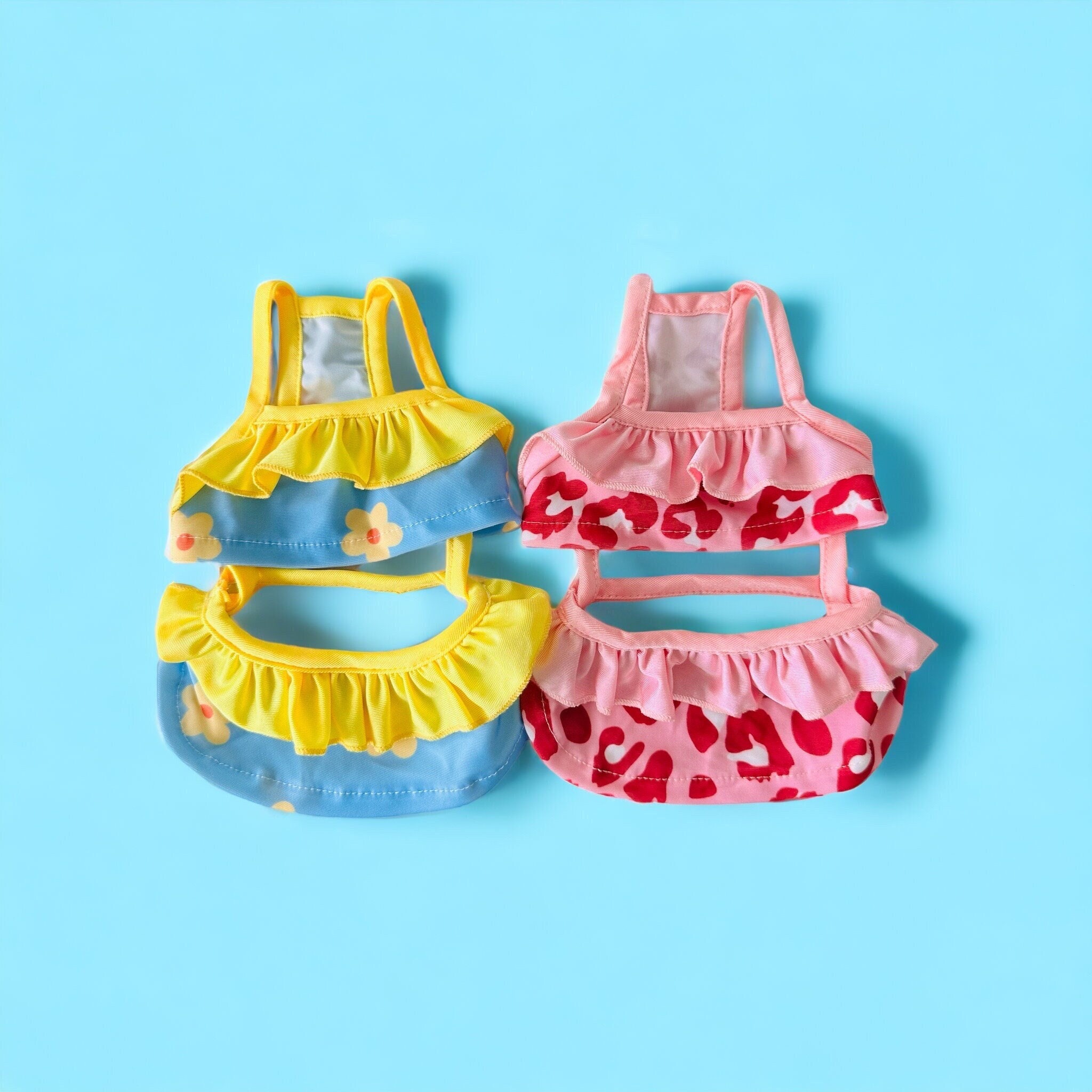 SMALL Dog & Puppy Beach Bikinis | Dog Hat | Bucket Hat | Bikini for Cat ...