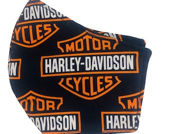 Harley Davidson Face Mask | Etsy