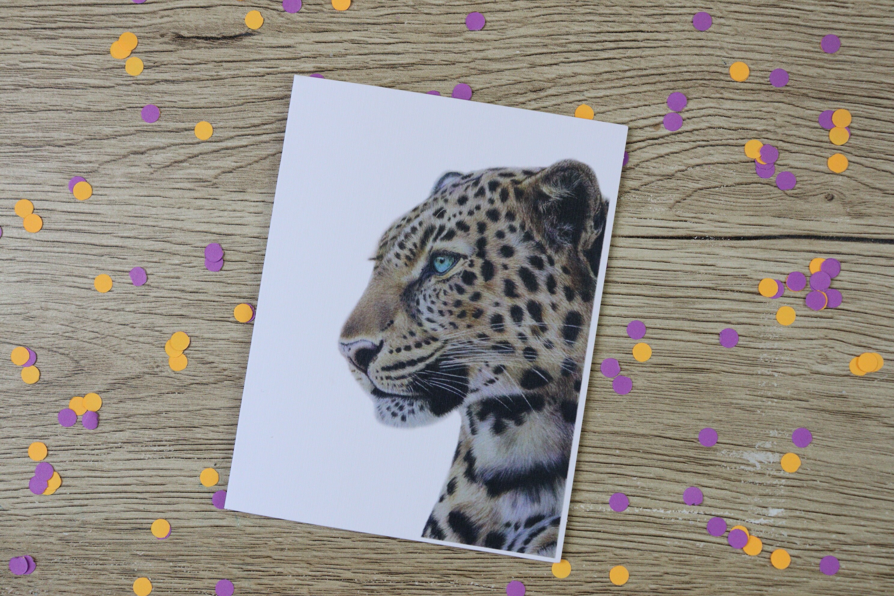 Leopard Greeting Card / Hand Drawn Illustration / Birthday - Etsy Australia