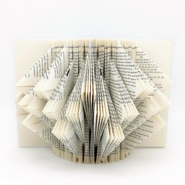Folded Book Sculpture - Etsy