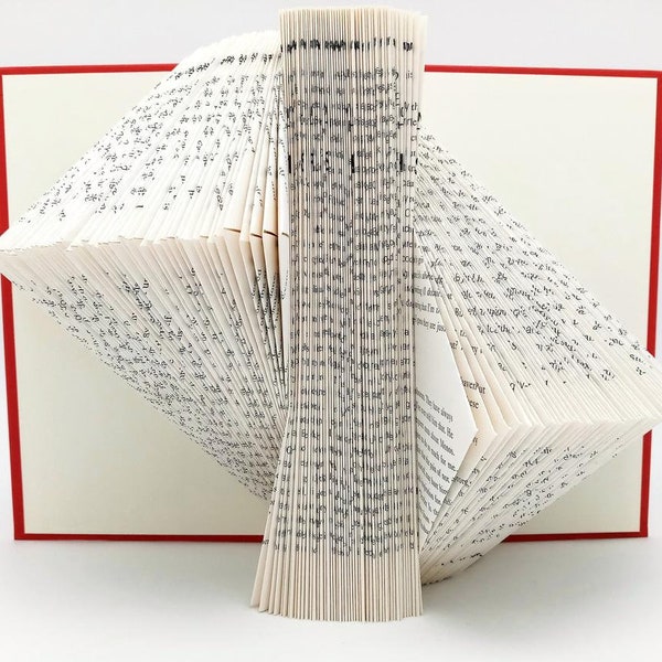 Folded Book Sculpture - Etsy