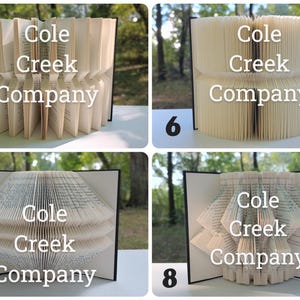 Folded Book Wall Art, Custom Book Sculpture From Recycled Books - Etsy