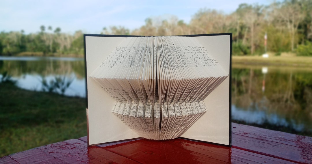 Folded Book Art 3d Book Sculpture Book Origami Book Page Art