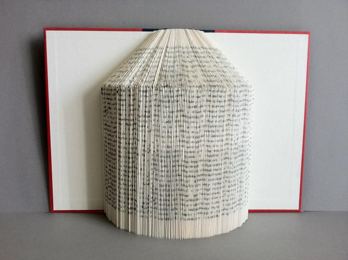 Folded Book Art / 3D Book Sculpture / Book Origami / Book Page | Etsy