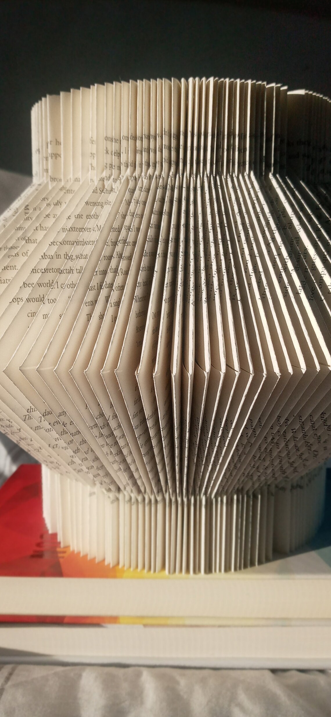 3D Book Art / Folded Book Art / Book Origami / Tabletop Book - Etsy