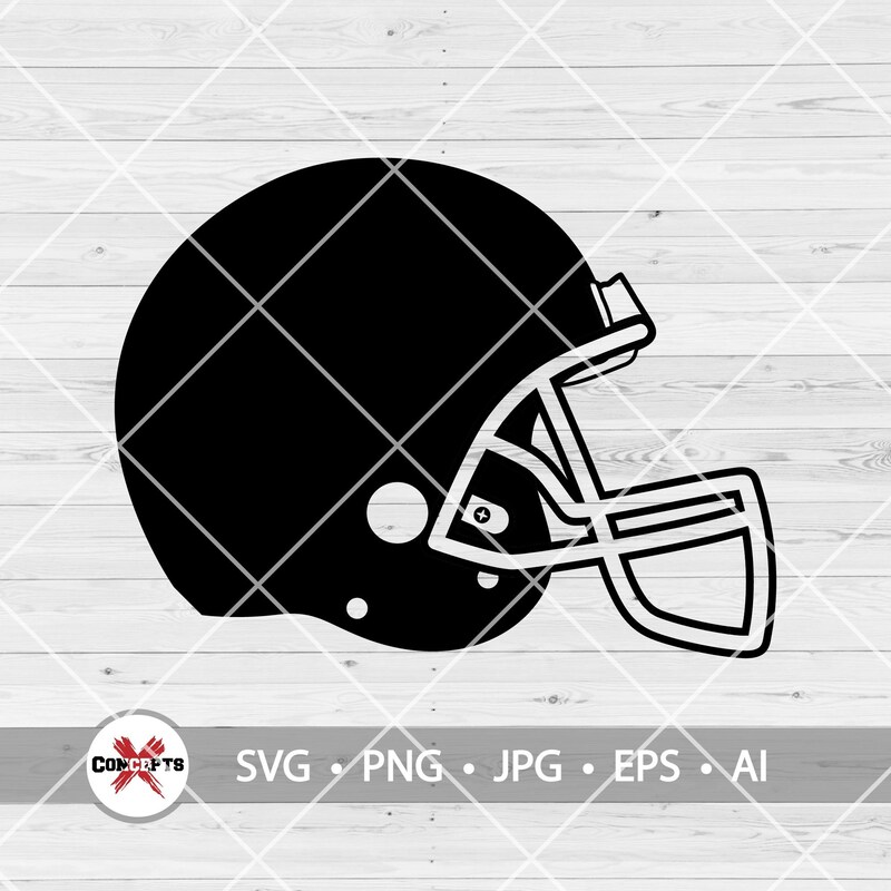 Football Helmet Svg - Etsy
