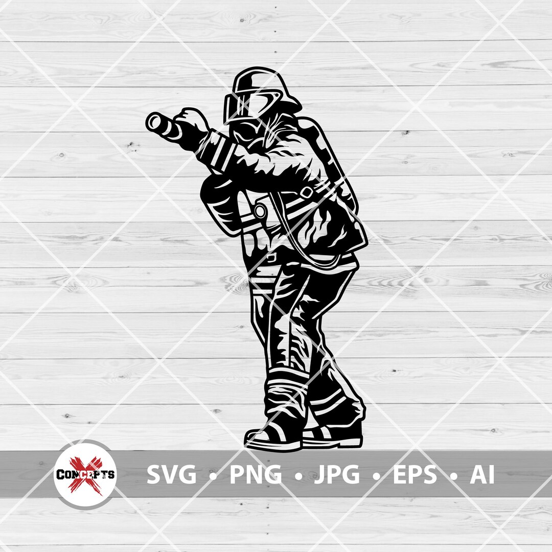 Firefighter Svg, Fireman Svg, Firefighter Clipart, Firefighter Shirt ...