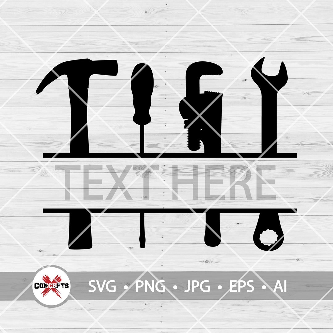 Carpenter Svg, Tools Monogram Svg, Tools Monogram, Hammer Svg ...