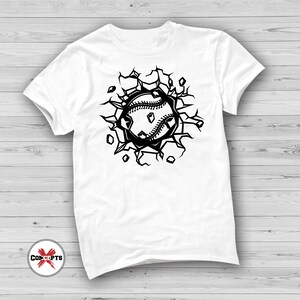 Smashing Baseball SVG, Baseball SVG, Baseball Clipart, Softball SVG ...