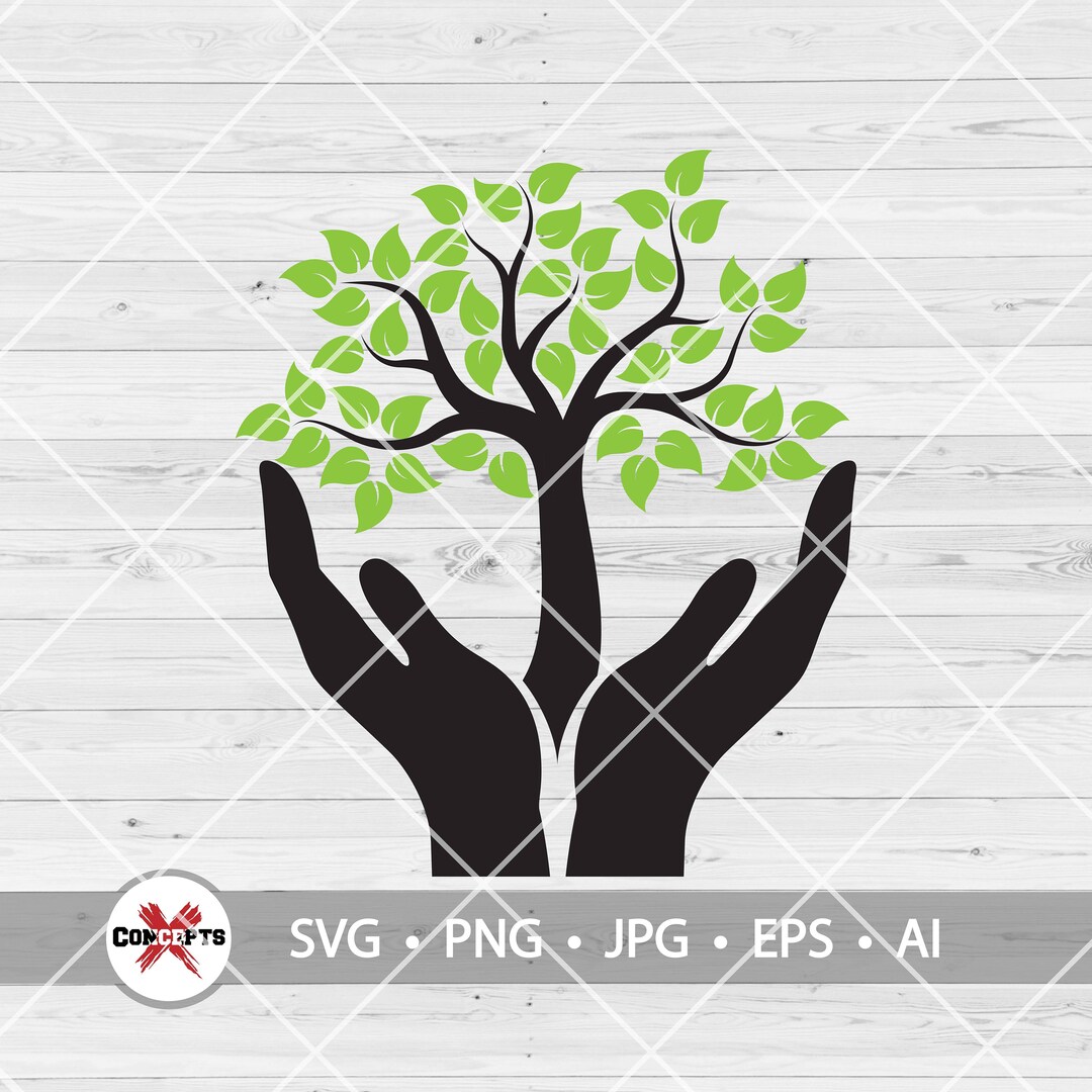 Hand Tree Svg, Hand Drawn Tree Svg, Family Tree Svg, Tree of Life Svg ...