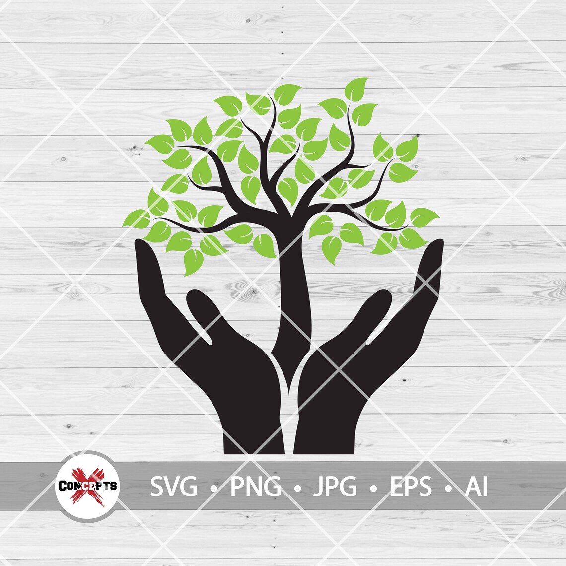 Hand Tree Svg Hand Drawn Tree Svg Family Tree Svg Tree of - Etsy
