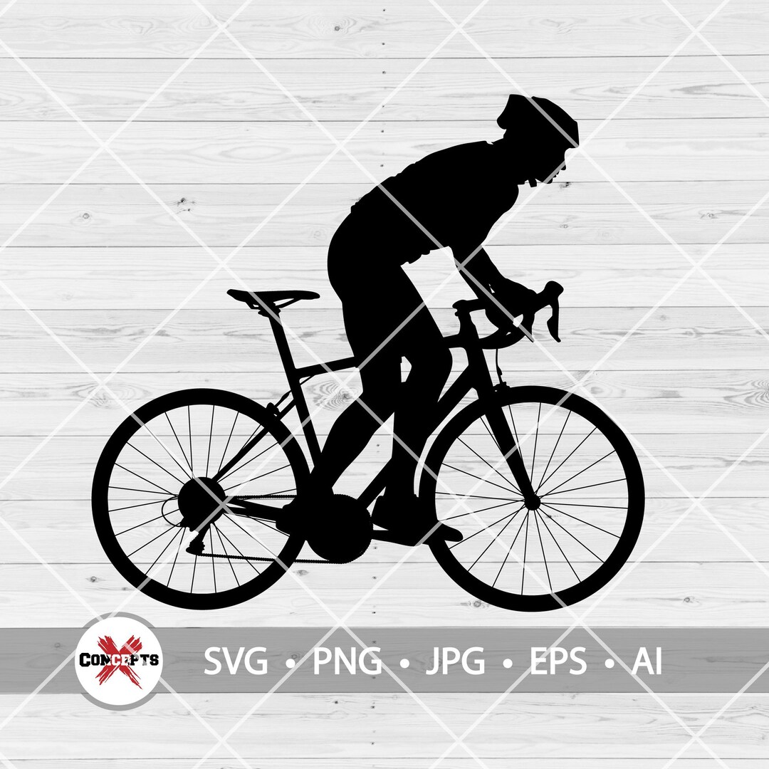 Cyclist SVG, Cycling Svg, Bicycle Svg, Cyclist Svg, Bike Svg, Cycling ...