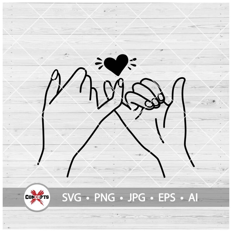 Pinky Promise Svg Best Friend Shirt PNG Bestie Svg Sister - Etsy