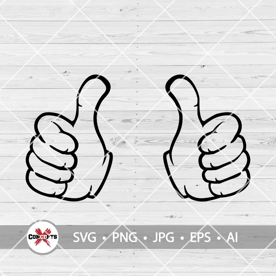 THUMBS UP Svg, Thumbs up Clipart, Thumbs up Vector, Thumbs up Cricut ...
