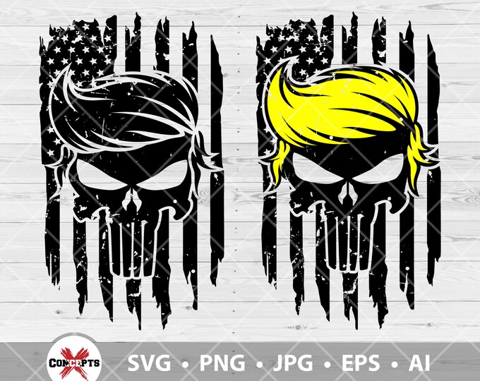 Trumpisher Svg, American Trump Svg, American Flag Svg, Donald Trump Svg ...