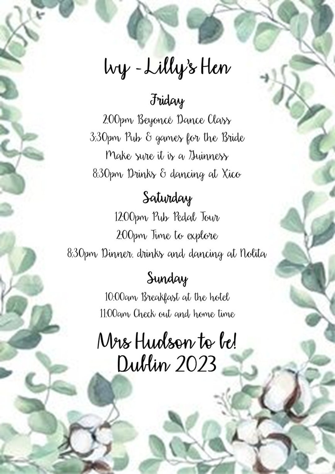 A6 Personalised Party Invitations / Birthday / Christening ...