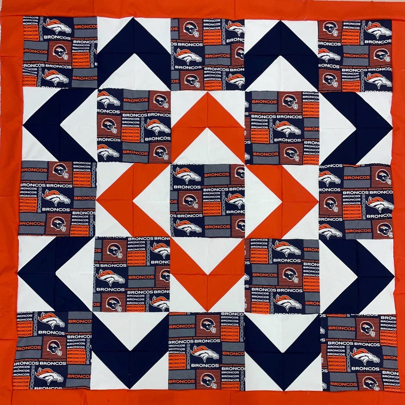 Denver Broncos Bedding - Etsy