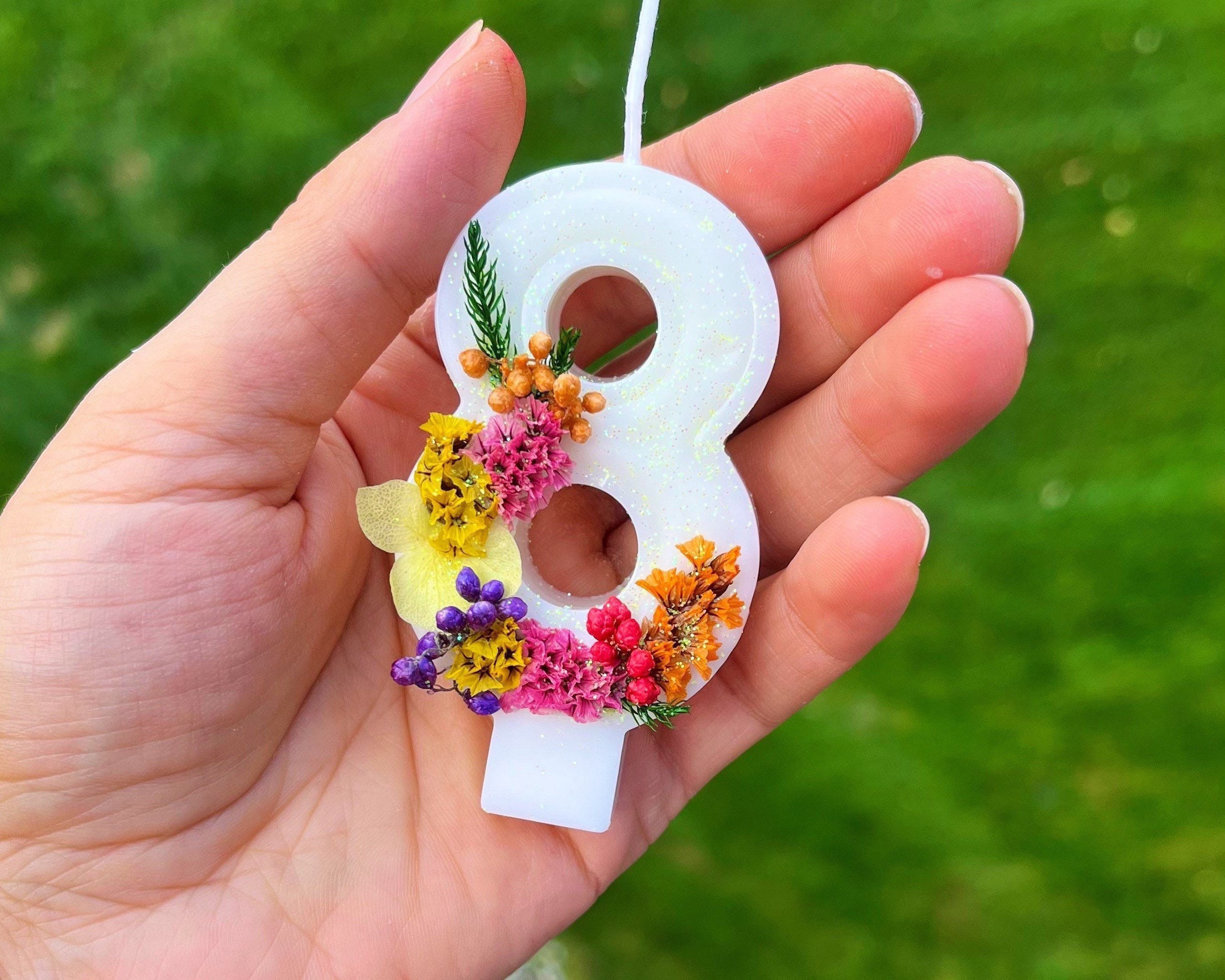 Unique Numbers Candles. Cake Toppers. Birthday Cake Candle. - Etsy