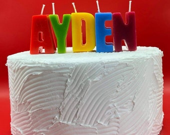 Name Birthday Candles | Etsy