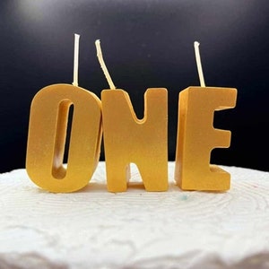 Personalized Letter Candles: Soy Wax Alphabet Cake Toppers - Etsy