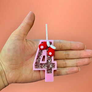 Birthday Numbers Candles. Glitter Numbers, Birthday Decorations. Unique ...