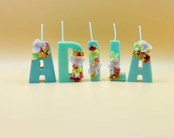 Birthday Letter Candles - Etsy