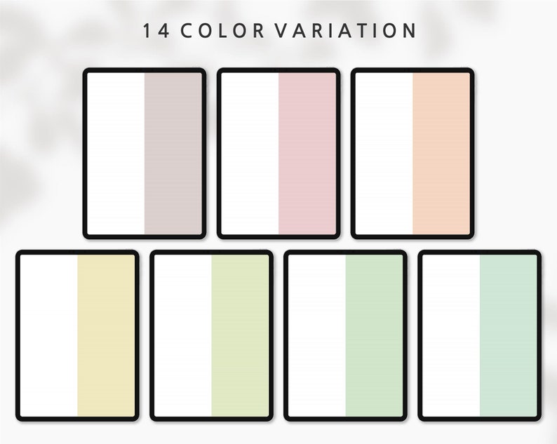 Digital Note Templates Two Column Digital Notetaking Printable - Etsy