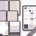 12 Tab Digital Notebook Minimalist Notebook 25 Paper Template Goodnotes ...