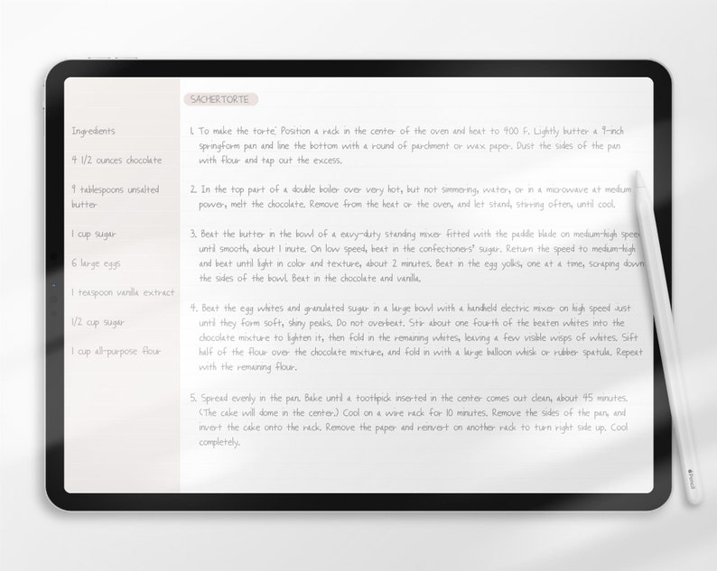 Digital Note Templates Horizontal Two Column Minimalist Notebook ...