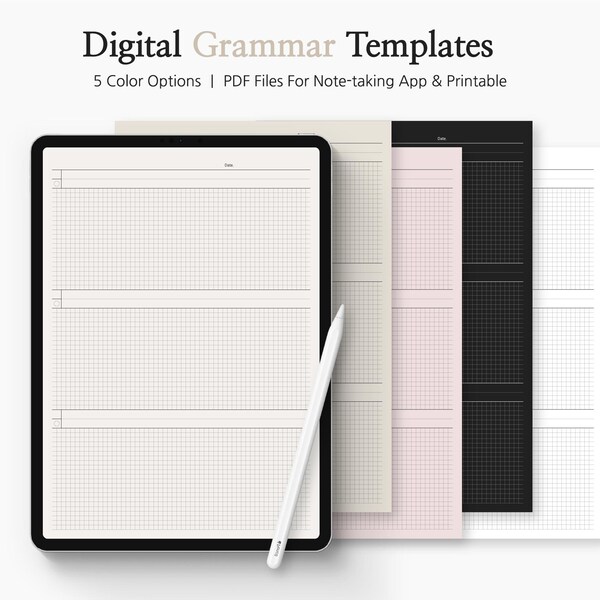 Grammar Template - Etsy