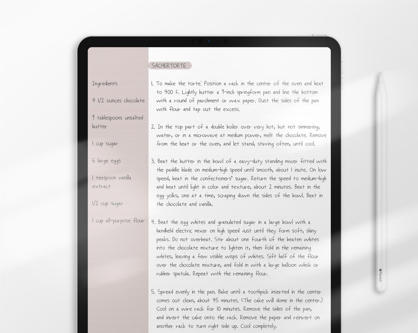 Digital Note Templates Two Column Minimalist Notebook Digital ...