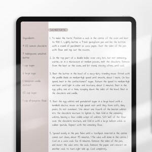 Digital Note Templates Two Column Minimalist Notebook Digital ...