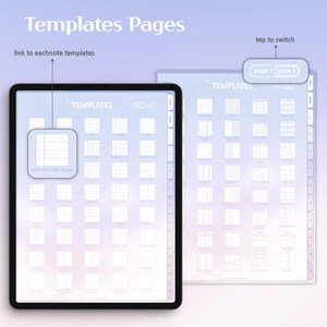Digital Notebook | Goodnotes Template | Hyperlinked PDF | Minimalist ...