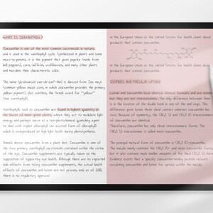Digital Note Templates Horizontal Two Column Minimalist Notebook ...