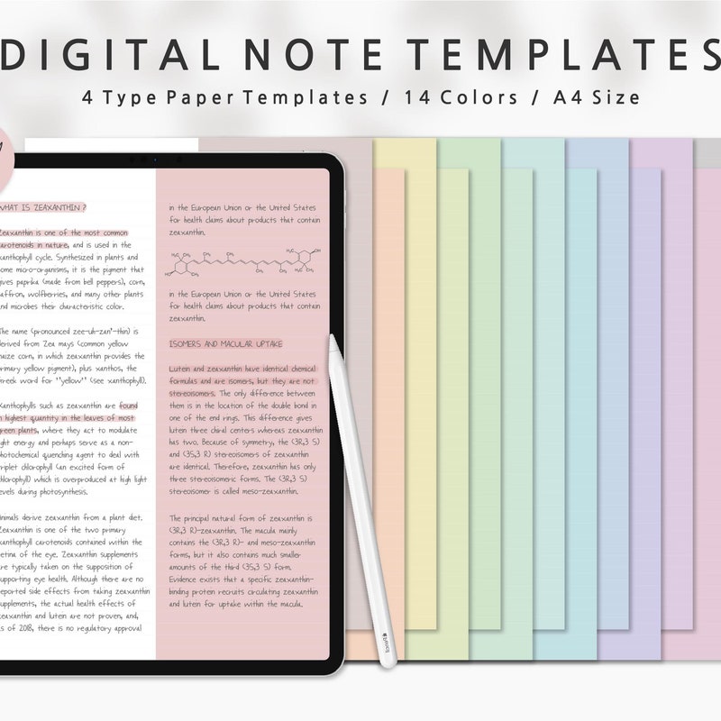 Goodnotes Template - Etsy