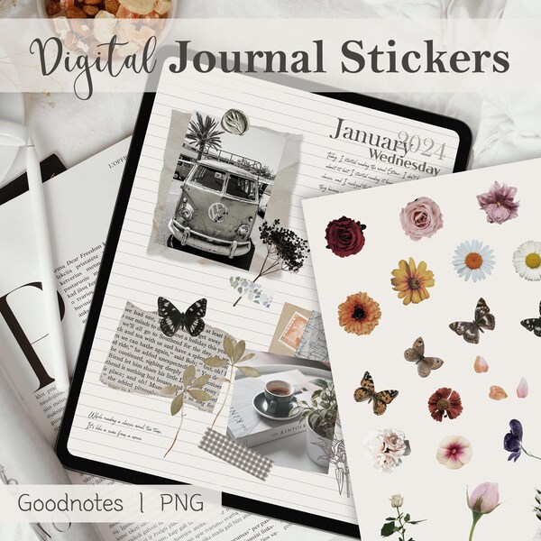 Journal Stickers - Etsy