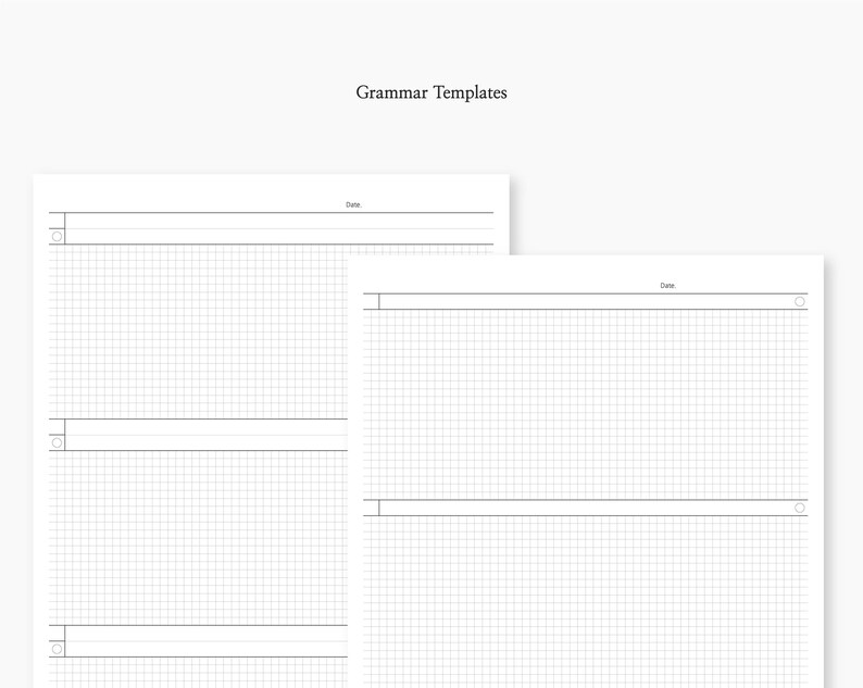 Digital Language Learning Template Bundle Korean Japanese - Etsy