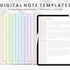 8 Tab Digital Language Study Notebook Vocabulary Language Learning ...