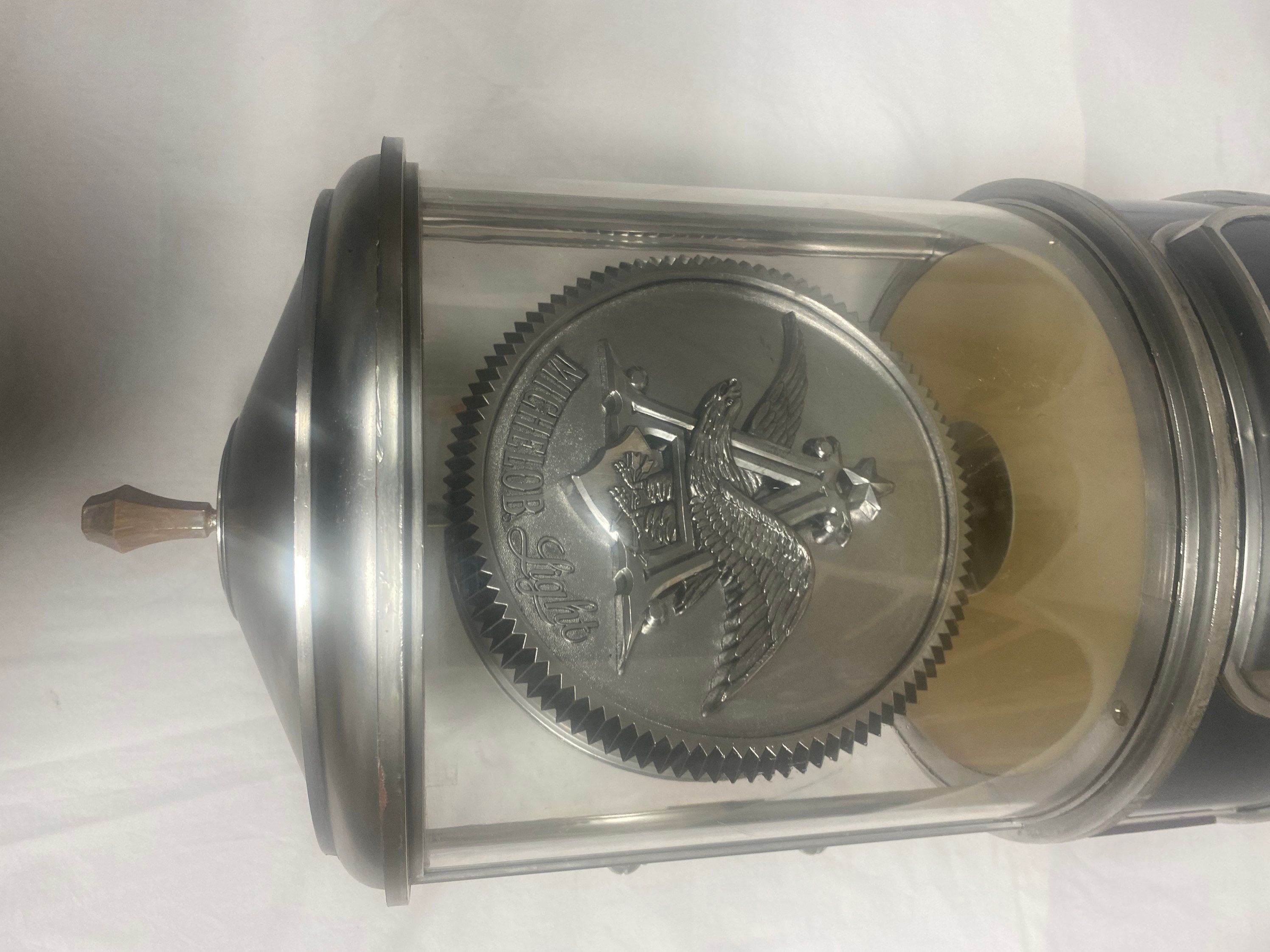 Michelob Light Rotating Lighted Clock - Etsy