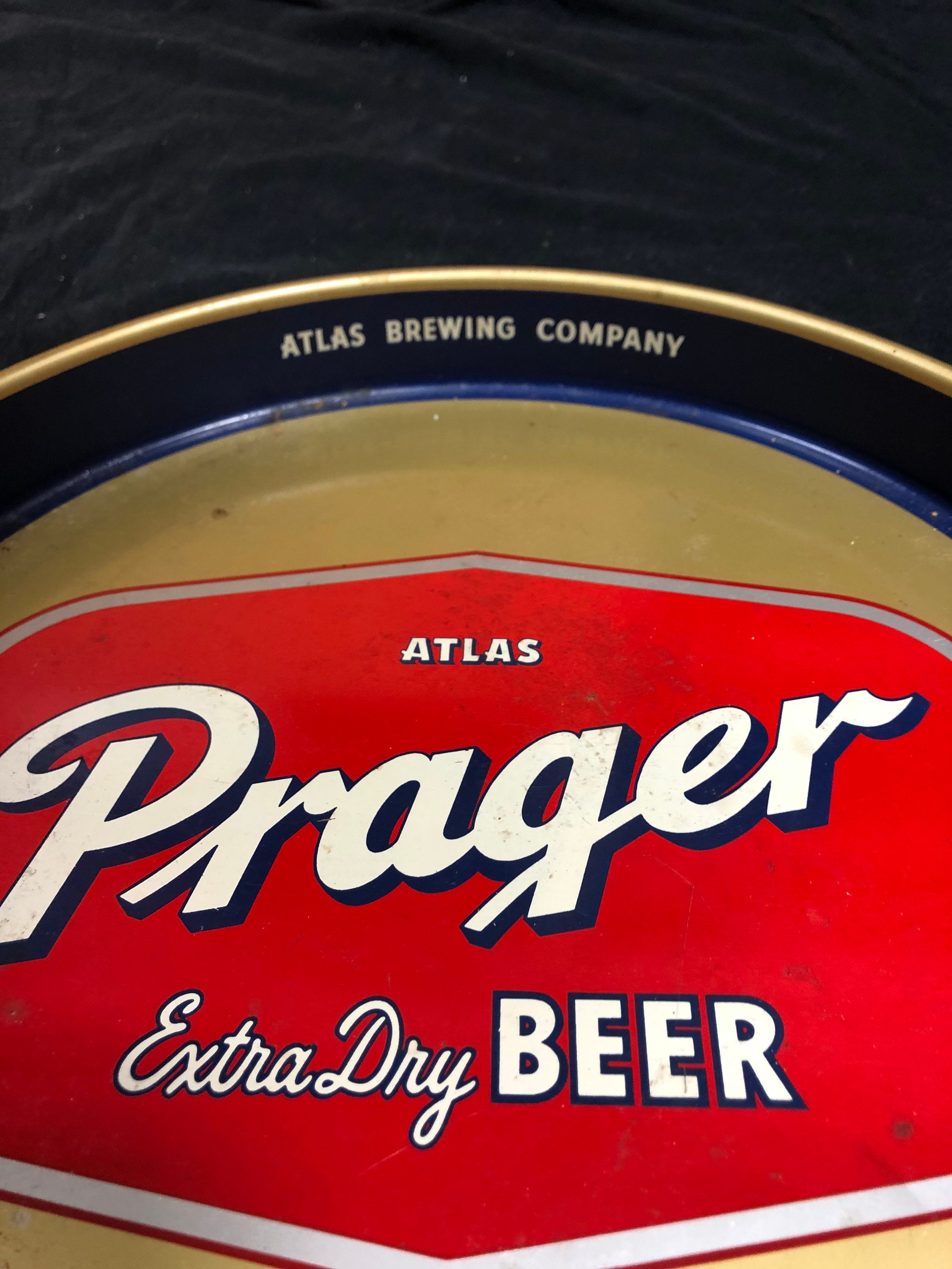 Vintage Prager Beer Serving Tray - Etsy