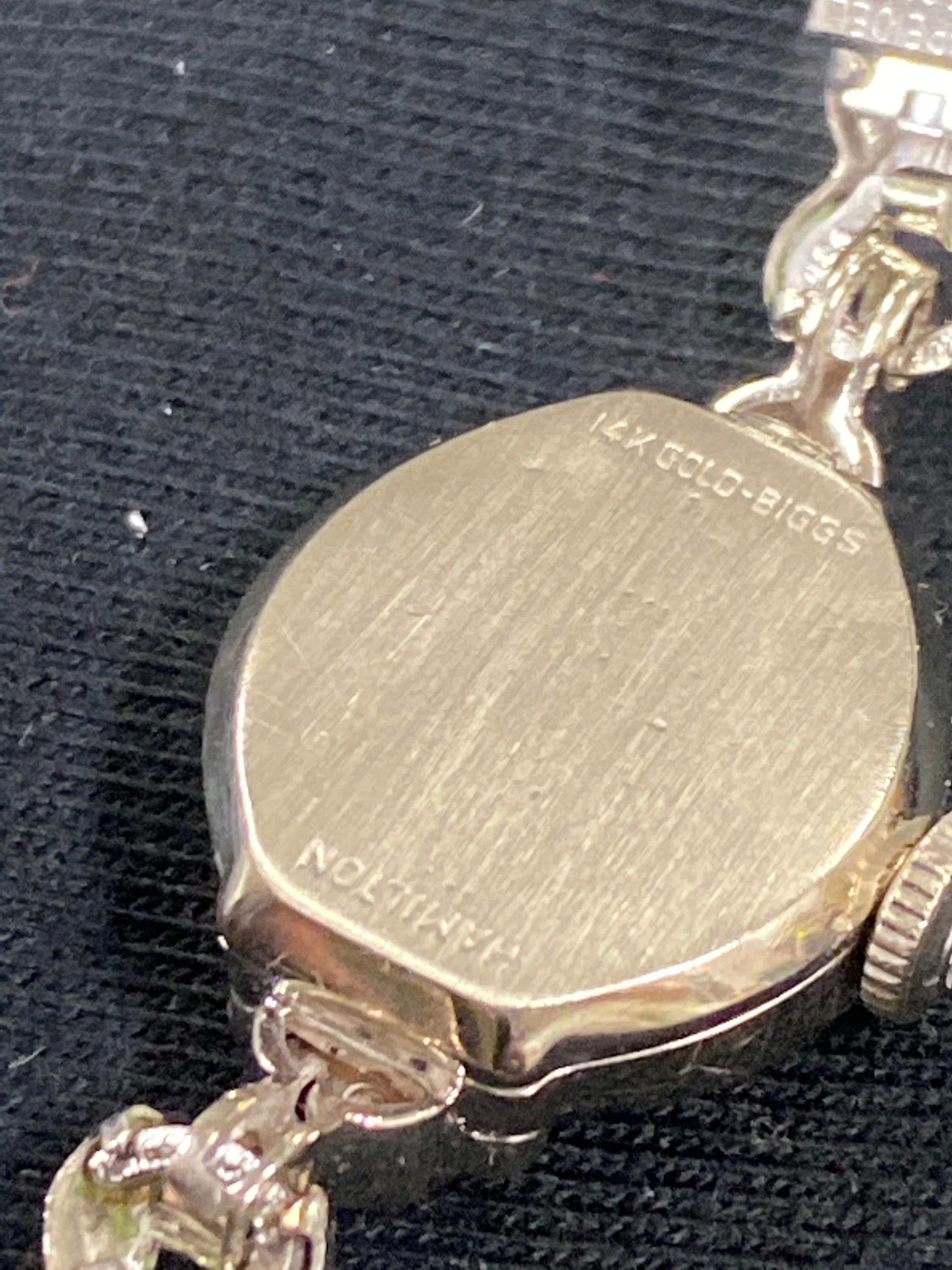 Vintage 1950s Lady Hamilton Gold Watch With 2 Diamonds - Etsy