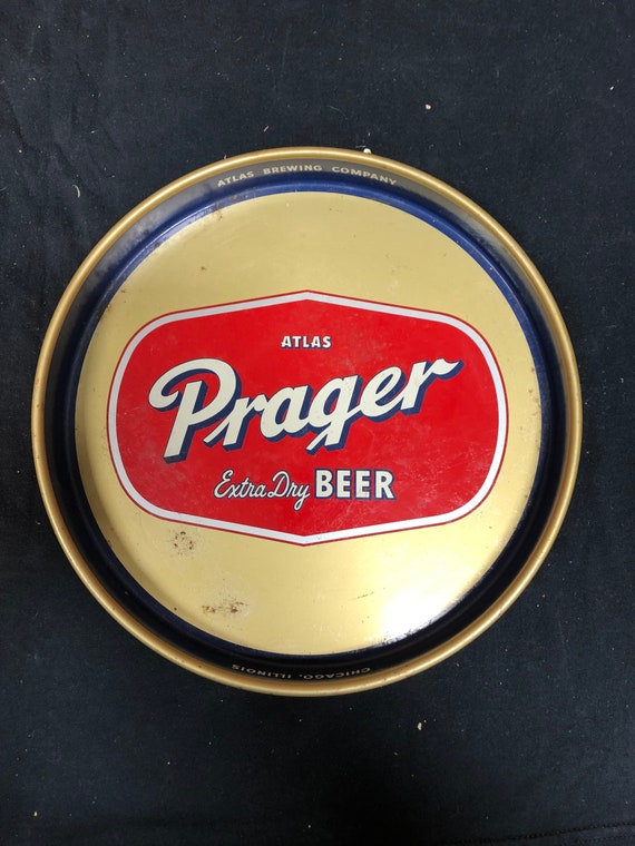 Vintage Prager Beer Serving Tray - Etsy