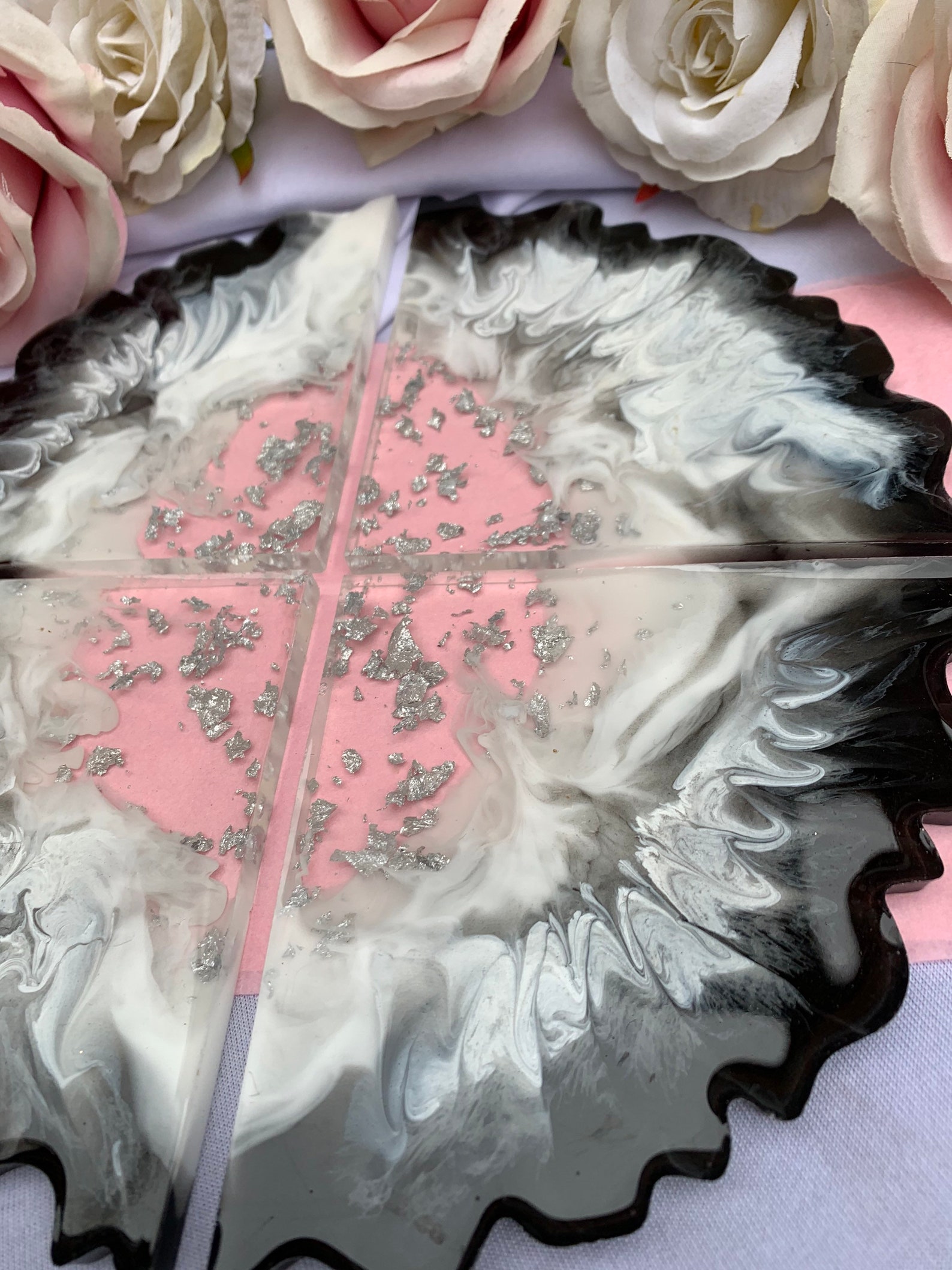 Resin Coasters, Resin, Tea, Coffee, Coffee Mat, Home Decor, Decor, New ...